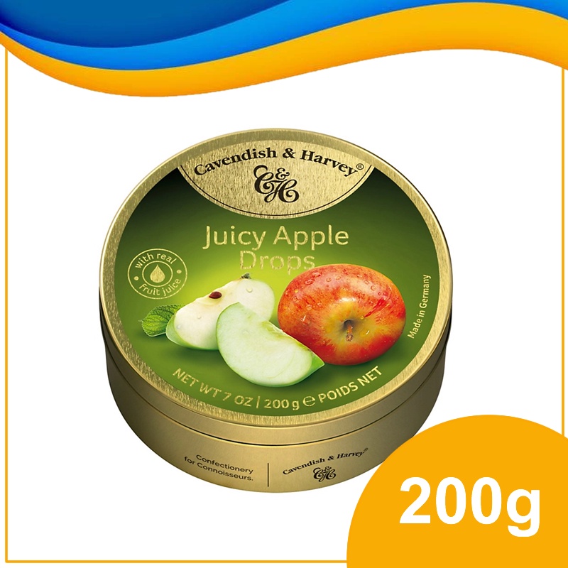 Cavendish & Harvey Juicy Apple Drops 200g | Shopee Singapore