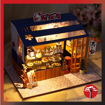 SUNIEMI Sg Mini Sushi Restaurant Model, Building Model, Architecture ...