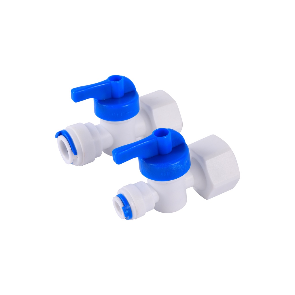 RO Plastic Ball Valve 1/4" 3/8" 1/2" OD Hose Quick Connect Male/Female ...