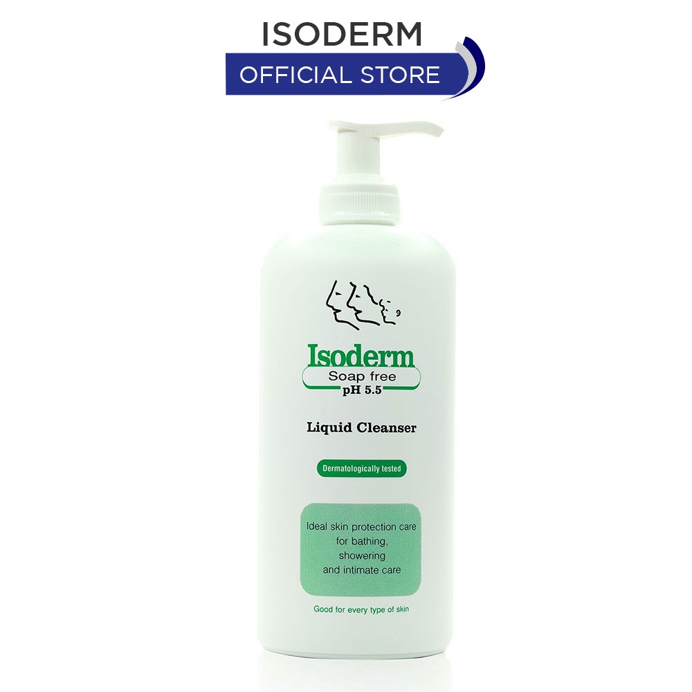 Isoderm Liquid Cleanser With Dispensing Pump 500ml | Shopee Singapore