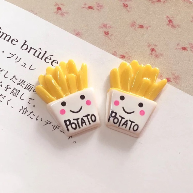 Potato RESIN | Case decoden material | Topping slime| Toploader DIY ...