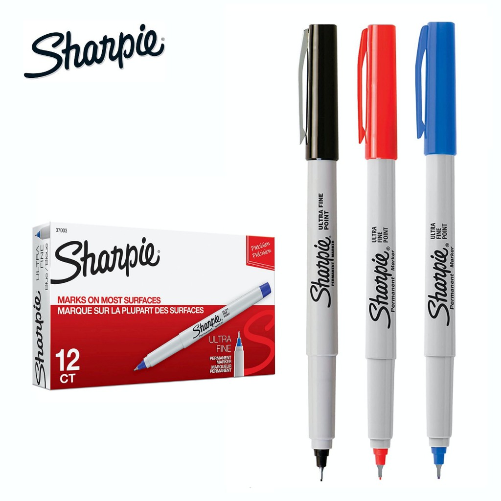 Sharpie Chemical Pen Permanent Ultra Fine 0.3mm (12 Pcs Per Box ...