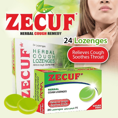 Zecuf Lozenges 24's (Sugar Free/Normal) *Effectively Helps Reduce ...
