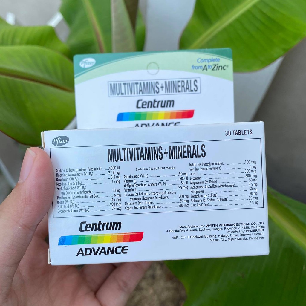 CENTRUM ADVANCE Multivitamins + Minerals | Shopee Singapore