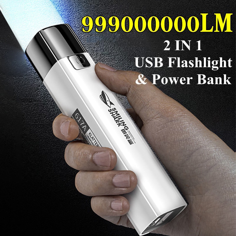 New 2 IN 1 Ultra Bright Tactical LED Flashlight Mini Torch Outdoor ...