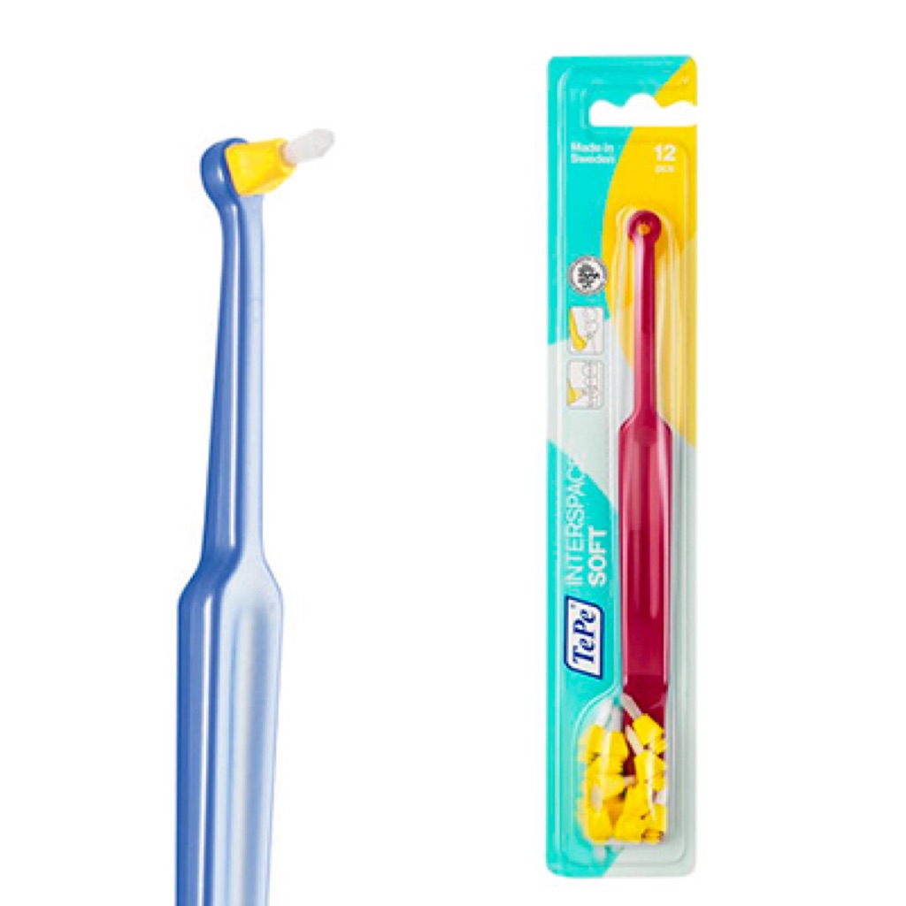 TePe Interspace Brush Handle with 12 Replacement Tips | Shopee Singapore