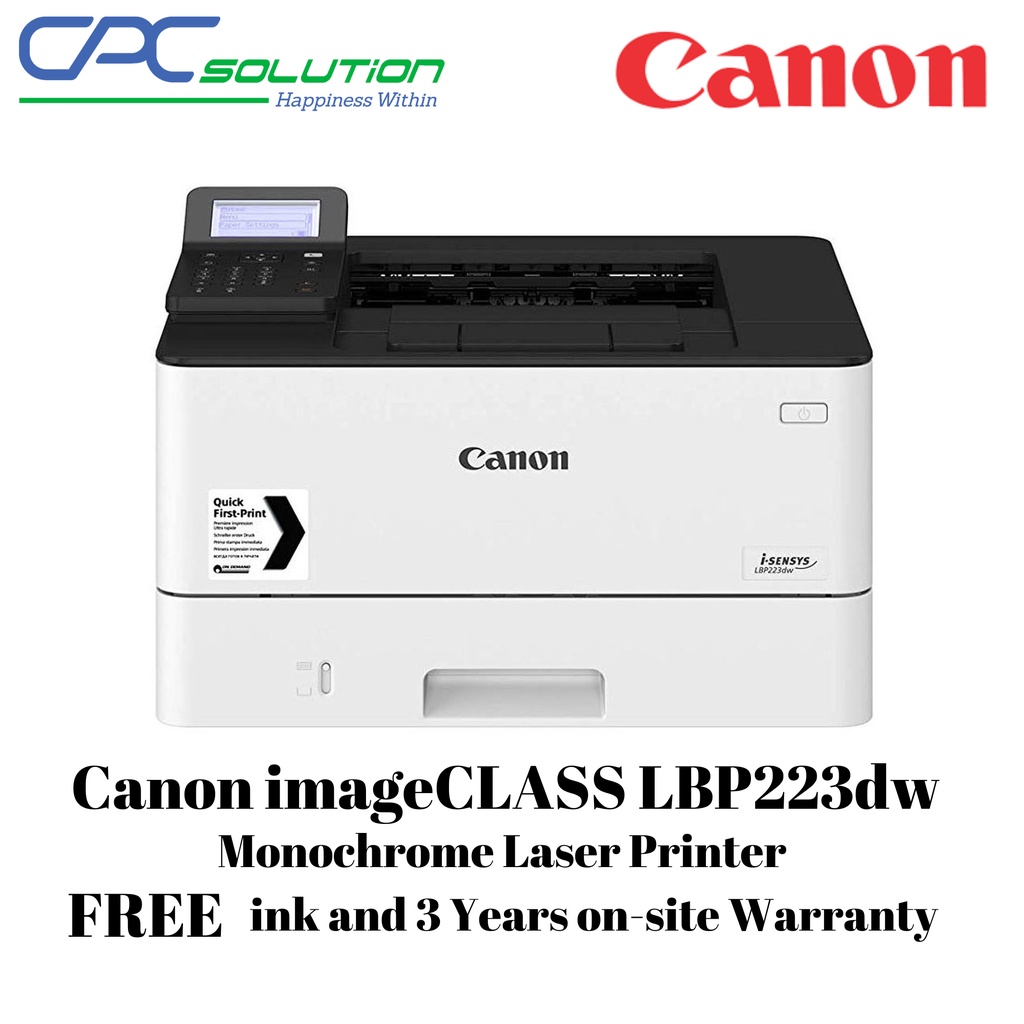 Canon imageCLASS Mono Laser LBP223dw Printer 3 Years Warranty | Shopee ...
