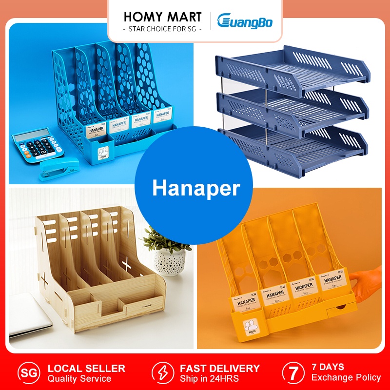 GuangBo/Fizz Hanaper File Holder Table Shelf Rack File Storage ...