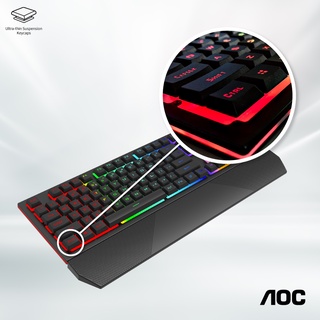 AOC GK200 RGB Membrane Gaming Keyboard | Shopee Singapore