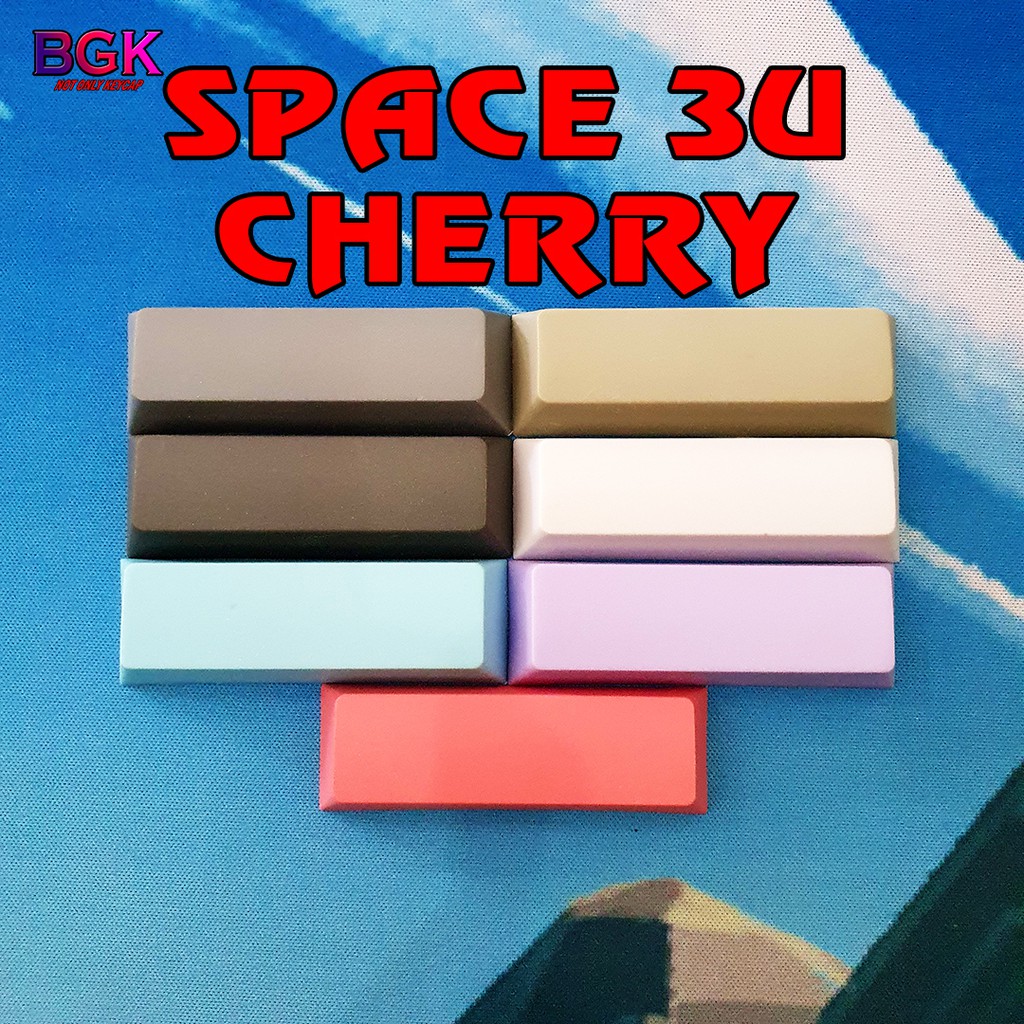 Odd Keycap SPACE 3U, 6.25U, 6U, 7U CHERRY Profile Blank Clear Multi ...