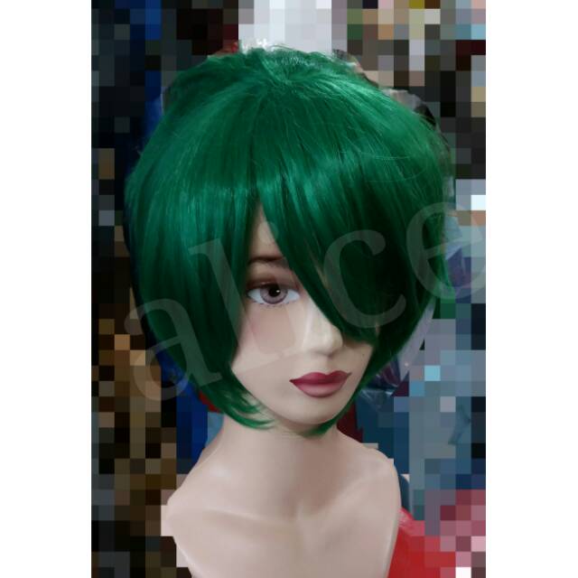 Wig base Boys Dark Green wig Deku Izuku Midoriya Boku no hero academia ...