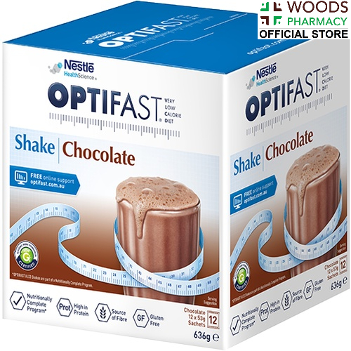 NESTLE OPTIFAST VLCD MILK SHAKE Chocolate (12x53g) | Shopee Singapore