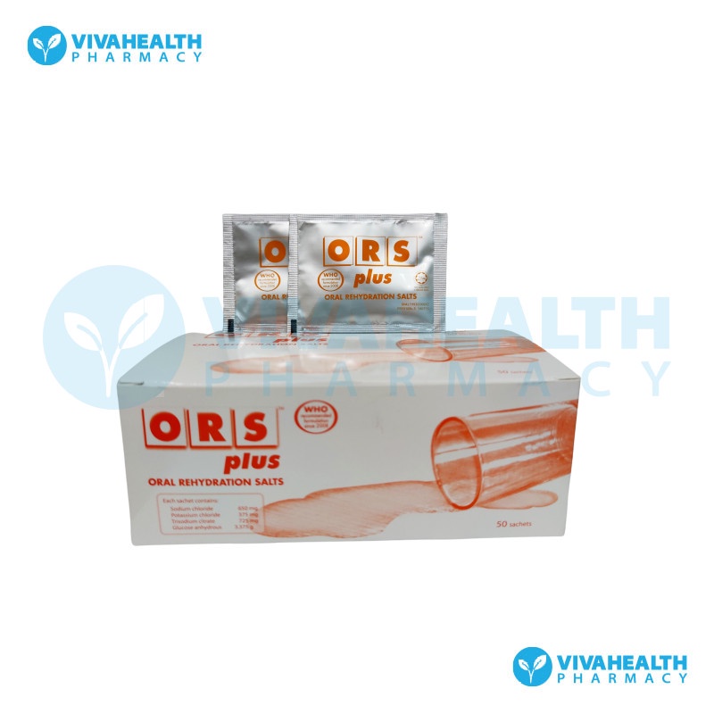 Oral Rehydration Salts ORS plus 50s | Shopee Singapore