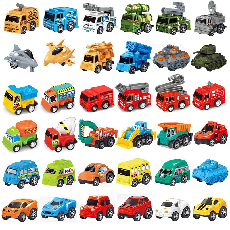 [Super Cheap] A Set Of mini Toy Cars For Babies With Cute Little ...