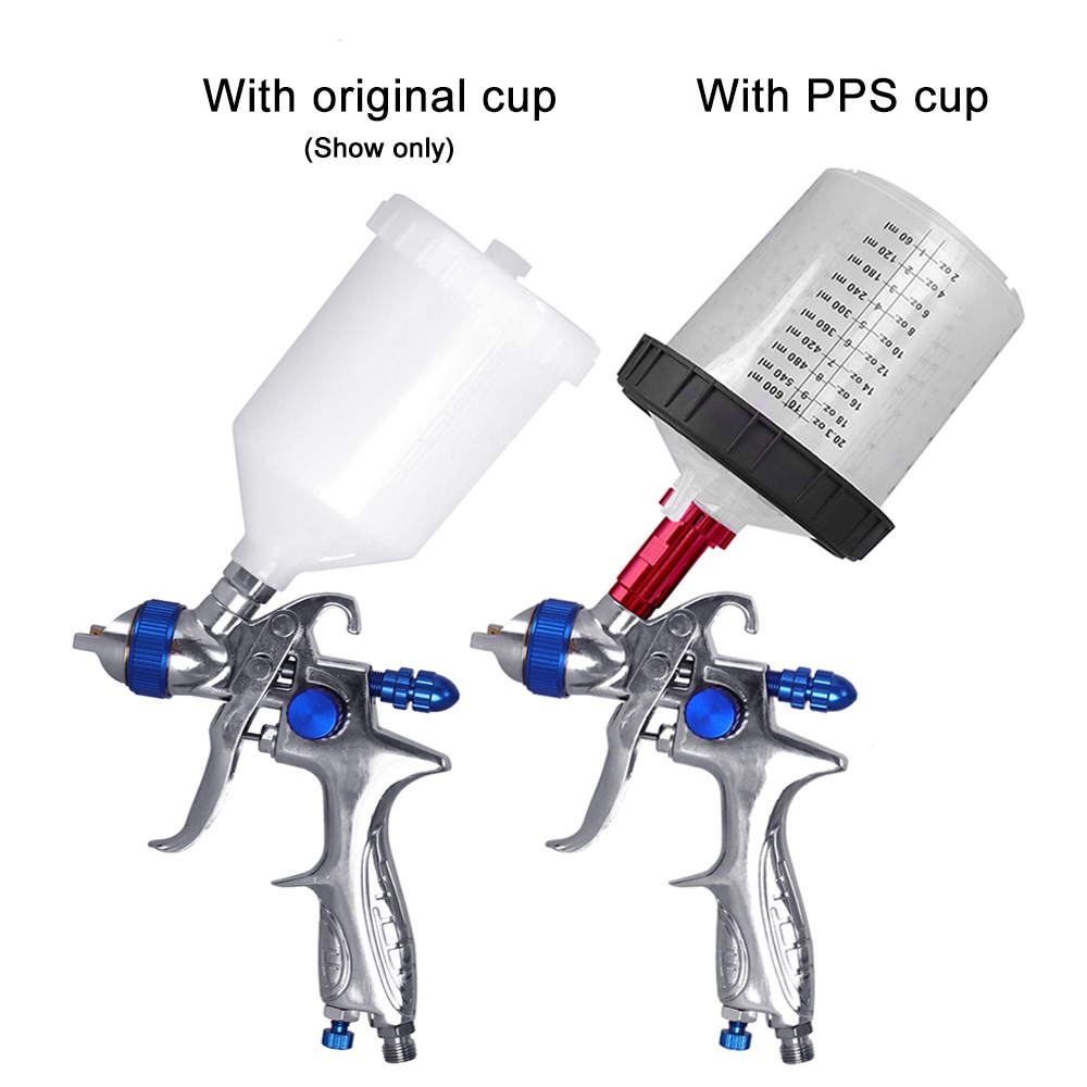 H887 1.4/1.7mm Nozzle Professional Spray Gun Sprayer Paint Air Mini ...