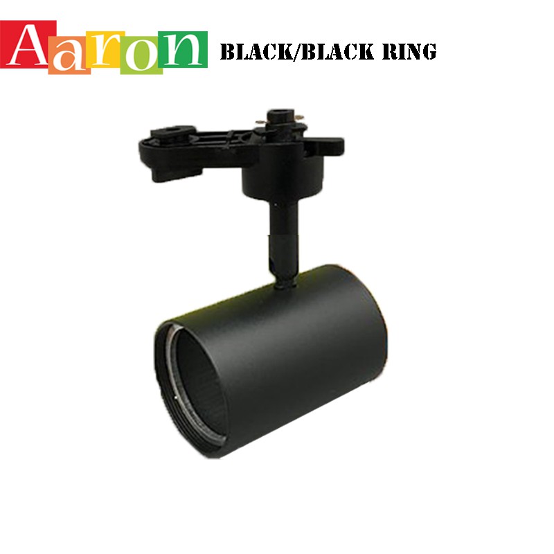 Track Light GU10 Changeable Bulb Black Rose Gold / Black+Black Casing ...