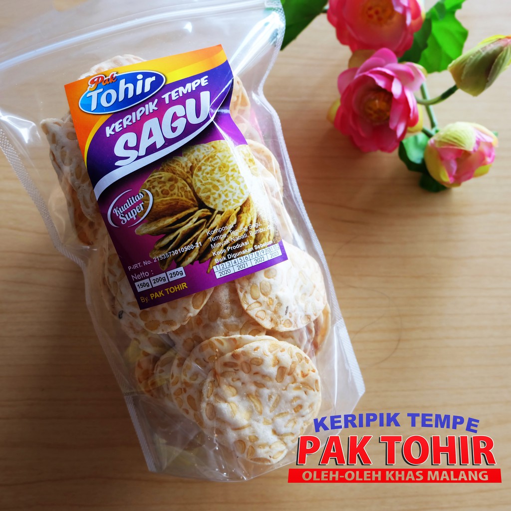 Pak Tohir Sago tempe Chips 1kg (free bubblewrap+Box) | Shopee Singapore