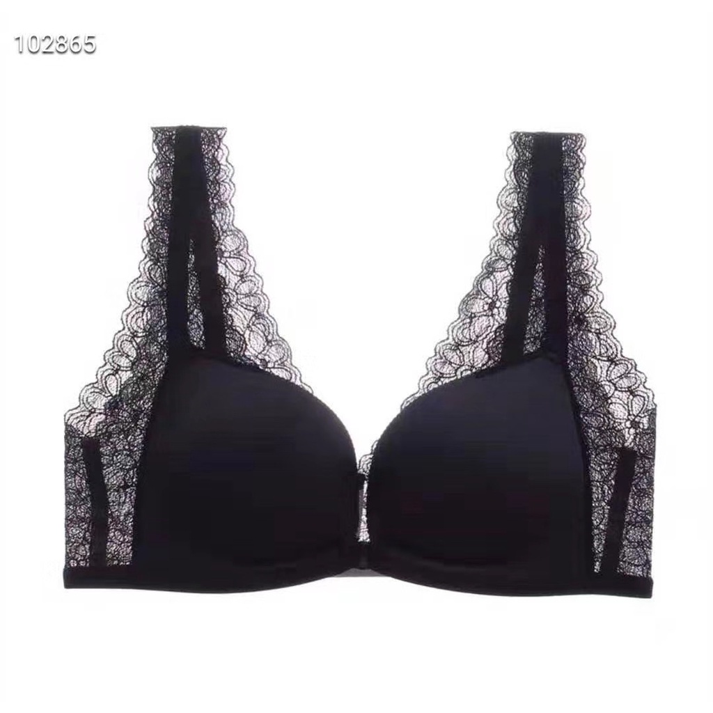 Sexy Push Up Front Buckle Girls Bra Lace Beautiful Back Side Breasts ...