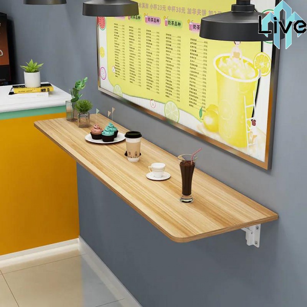 Wall Foldable Desk Small Apartment Wall Dining Table Kitchen Wall ...