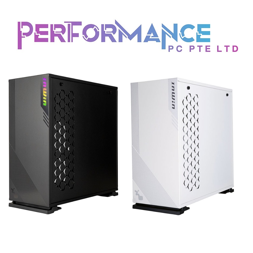 InWin 103 Addressable RGB Mid-Tower Gaming Case Tempered Glass Black (2 ...