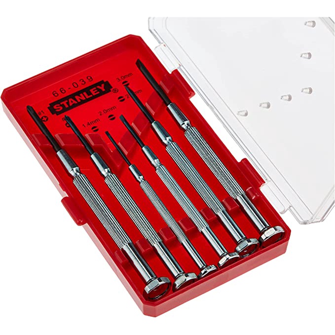 Stanley 6pcs Bimaterial Precision Screwdriver Set STHT66052-8 ...