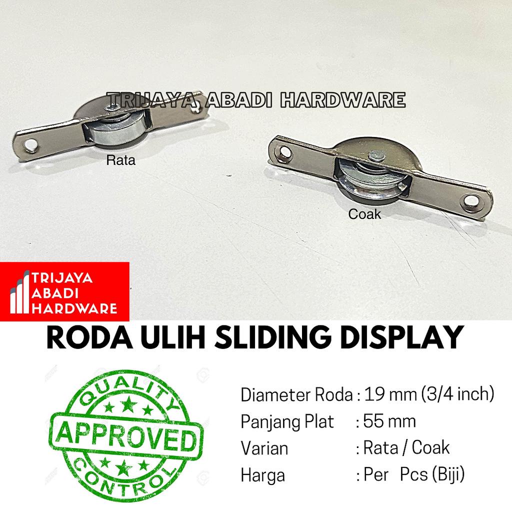 Ulih Sliding Wheels 3/4 inch Showcase Caster Roller Display Matex ...