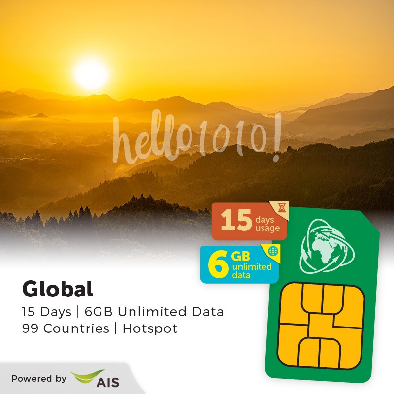 *VTL Promo* Global AIS (99 Countries) Travel Prepaid Sim Card | Shopee ...
