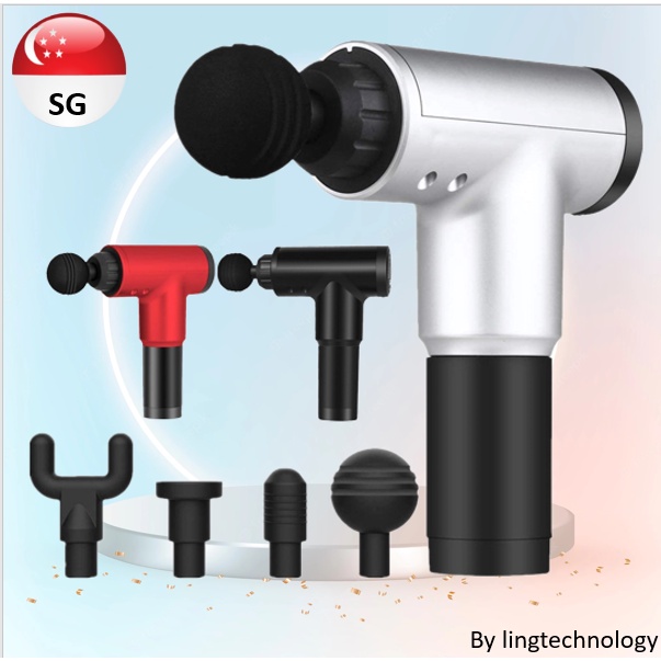 Massage gun muscle pain back massager handheld shoulder portable sports ...