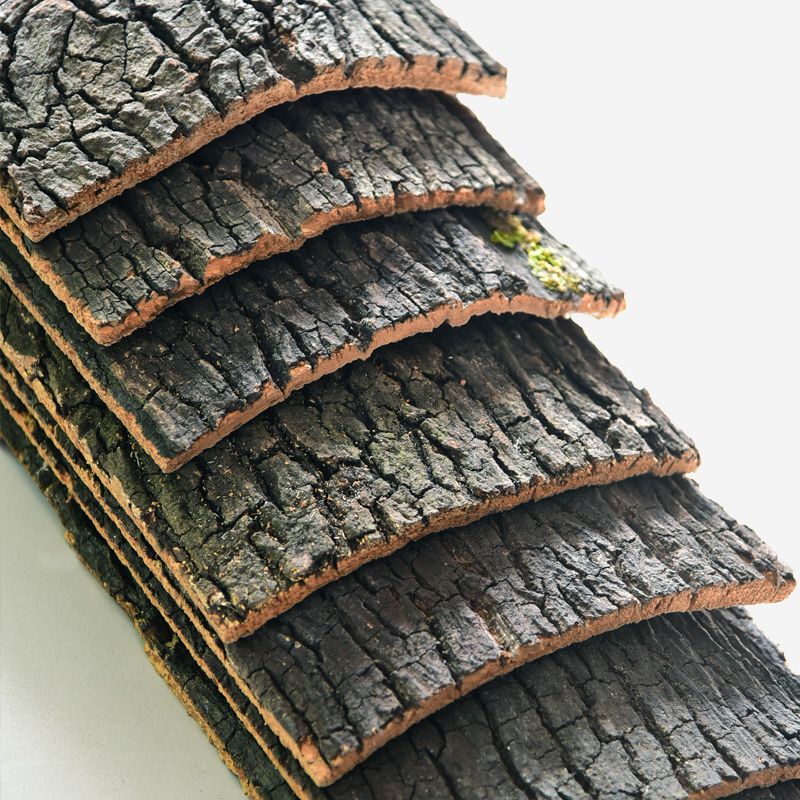 Natural Real Bark Decorative Landscaping Wrapped Pillars Large Cork Fir ...