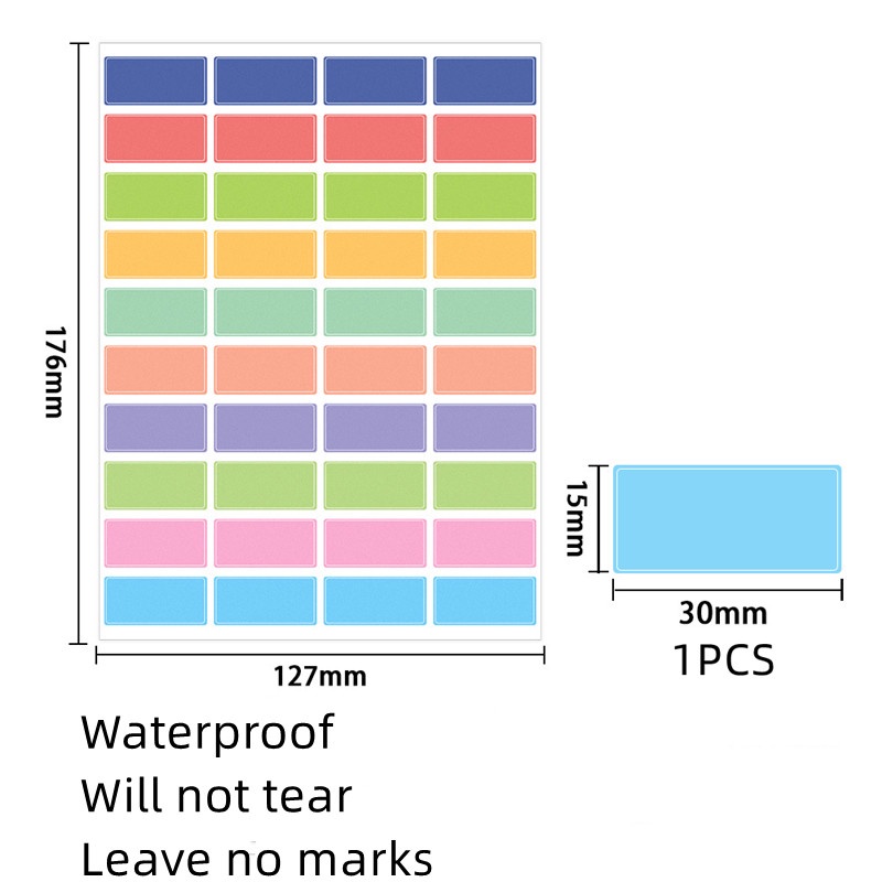 1Sheets/Pack Mix Color Circle Round Color Coded Adhesive Label Dot ...