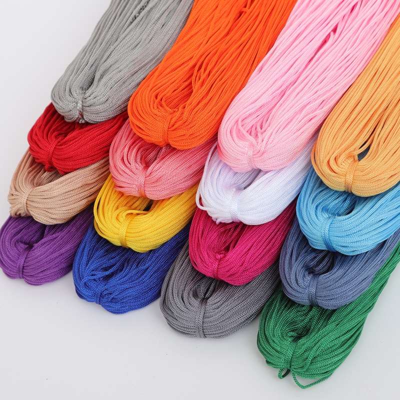 (Free Crochet Hook) 2mm PP Yarn/ Shining Nylon Crochet Yarn/ PP Rope ...