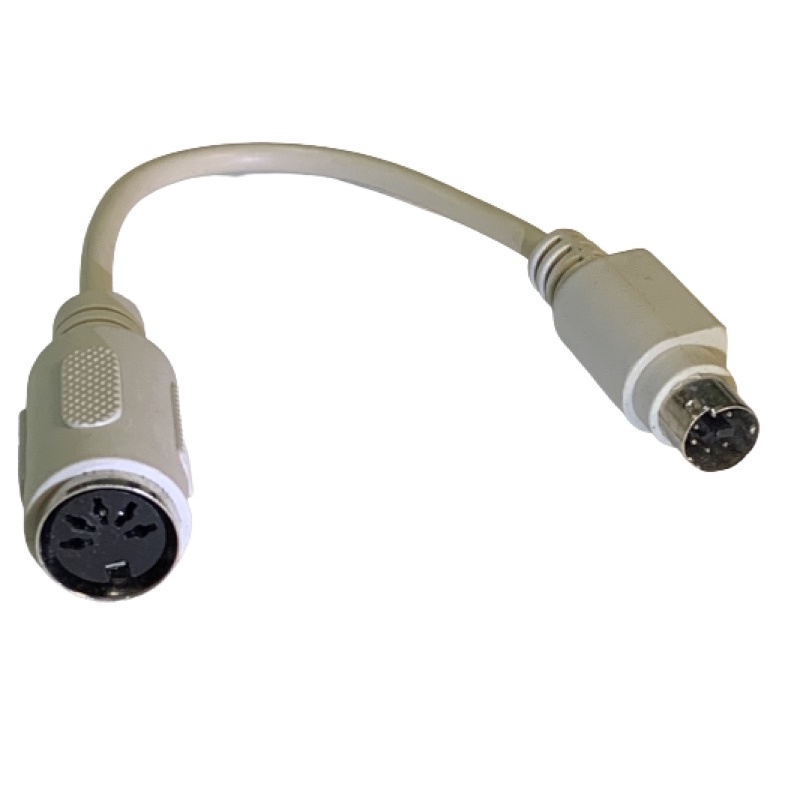 Mini DIN6 PS/2 Male To DIN5 at Female Keyboard Adapter Converter Cable ...