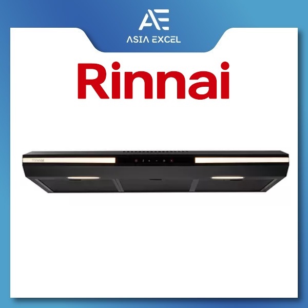 RINNAI RH-S3059-PBW 90CM BLACK SLIMLINE HOOD | Shopee Singapore