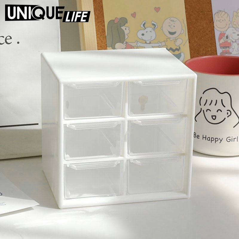[ Desktop Stackable Craft Small Parts 9 Drawers Organizer Containers ...