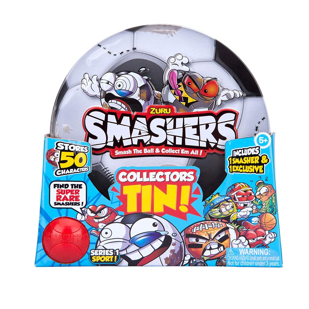 Zuru Smashers Series 1 Football Tin Assorted (Bundle of 3) | Shopee ...