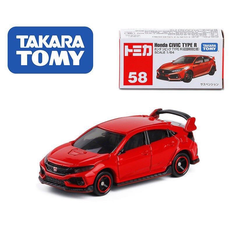 TOMICA NO. 58 Honda CIVIC TYPE R FK8 (First Colour) | Shopee Singapore