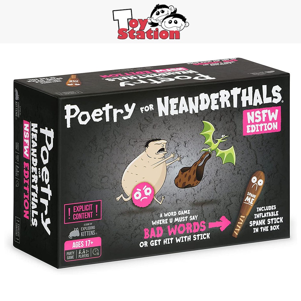 Exploding Kittens Authentic Poetry for Neanderthals NSFW Edition Card ...