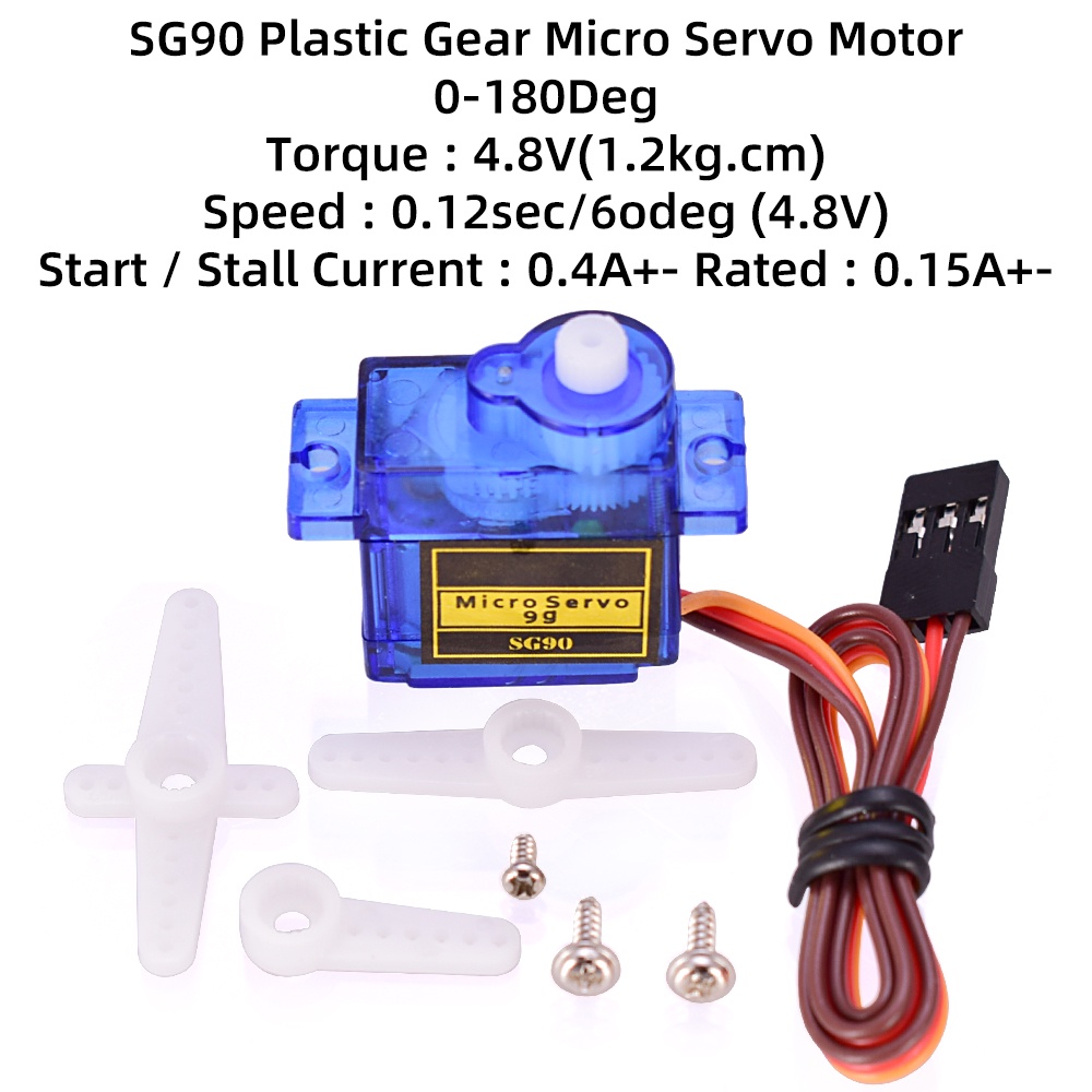 Micro Servo Motor Sg90 9g Servo MG995 MG996r SG90 9g MG90s Metal ...