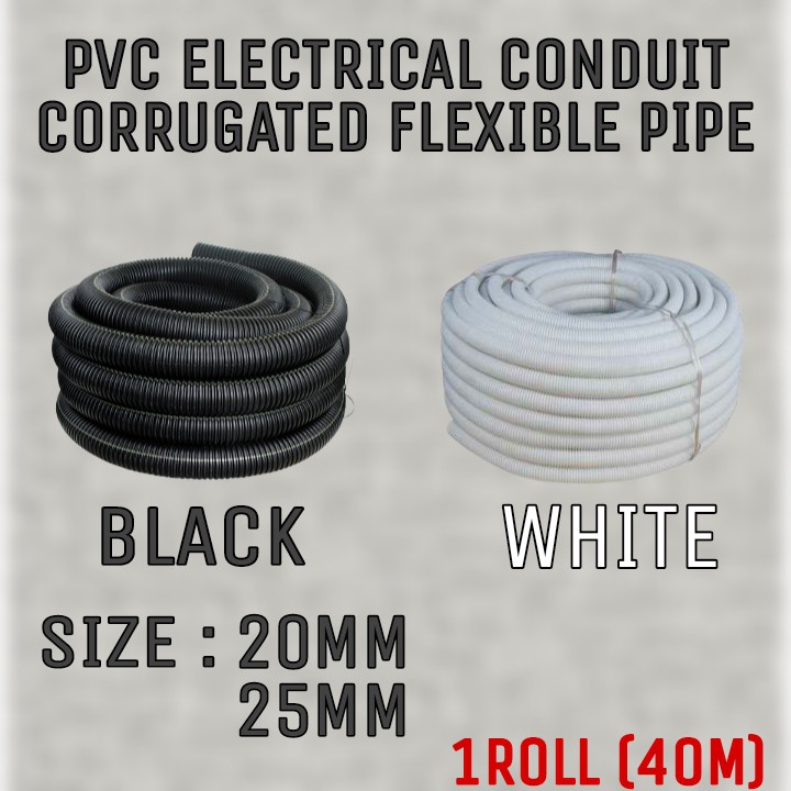 PVC Conduit Corrugated Flexible Pipe Wire Conduit Wire Protection Heat ...