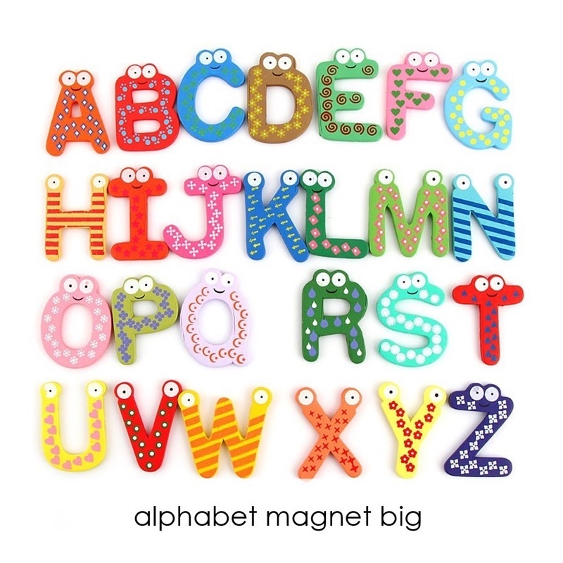 LILOMILO Alphabet magnet large size magnetic/ ABC letters Alphabet ...
