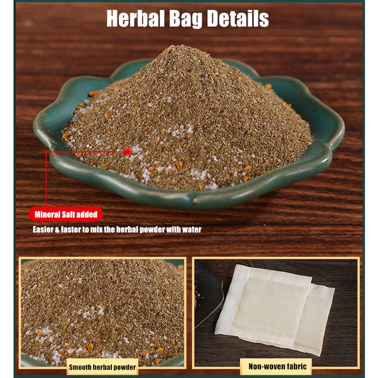 SG Chinese Herbal Foot Soak 30 Packets / Bag | Foot Spa Therapy for ...