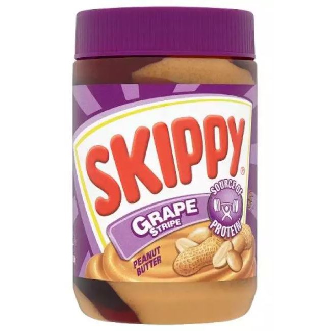 Skippy Grape Stripe Peanut Butter 500g | Shopee Singapore