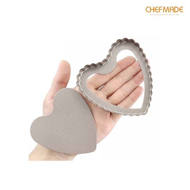 [SG Official Store] Chefmade WK9025*2 Non-stick 4-Inch Mini Heart ...