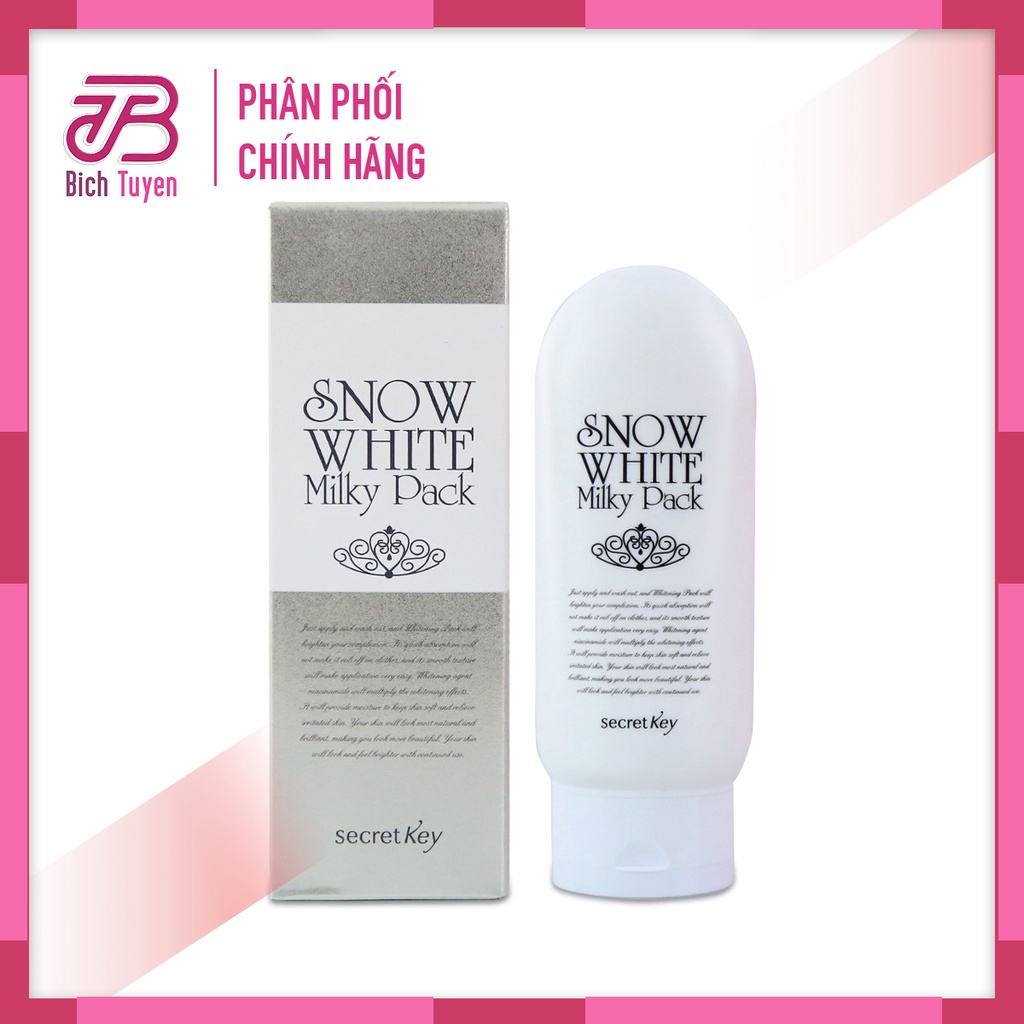 Body Whitening Cream Snow White Milky Pack secret Key - Secret Key Snow ...