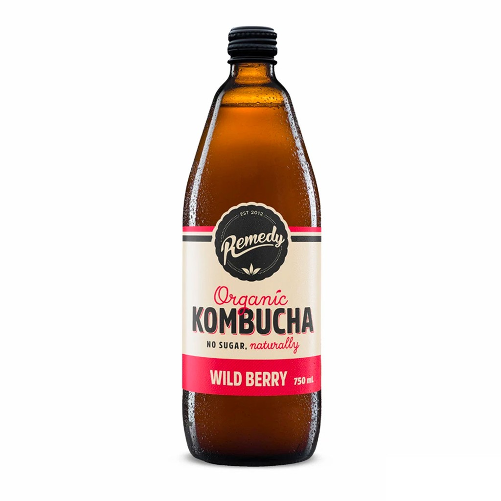 Remedy Organic Kombucha Wild Berry (750ml) | Shopee Singapore