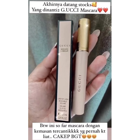 Gucci Mascara Lash by Buildable Volume Mascara | Shopee Singapore