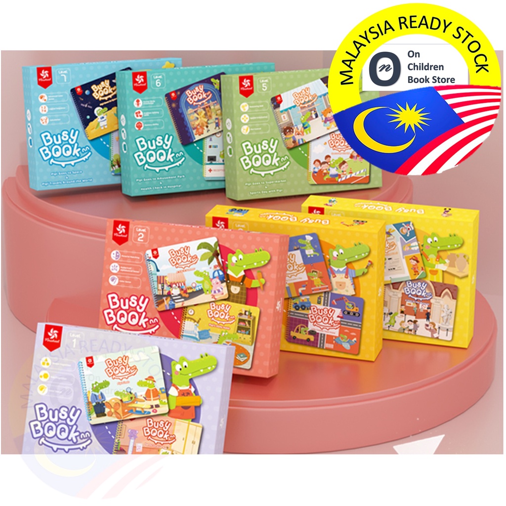 Pinwheel Busy Book - Level 1~ Level 7 | Shopee Singapore