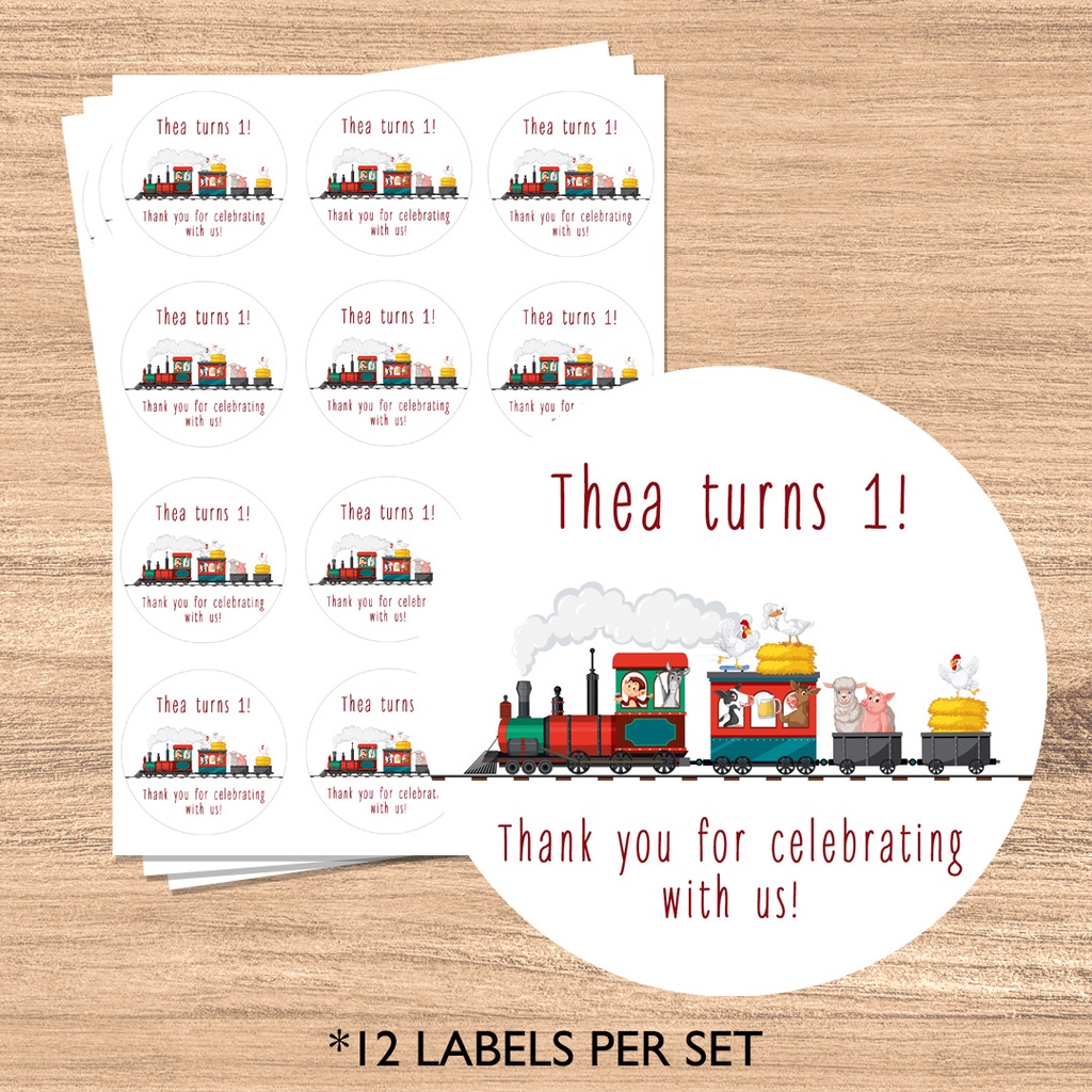 Personalized Birthday Sticker Labels Party Favor Labels Goodie Bag ...