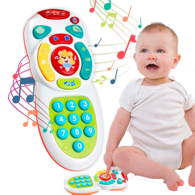 Baby Toys Music Mobile Phone TV Remote Control Early Educational Toys ...