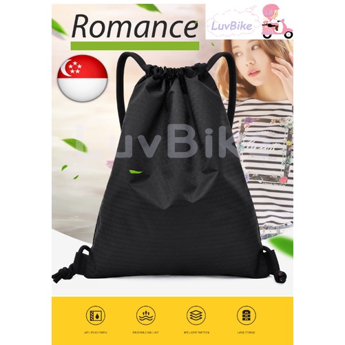 【SG Ready Stock】Waterproof Drawstring Bag Sports Backpack Haversack ...
